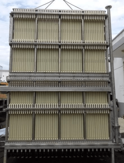 Wavy flat sheet MBR membrane module - Oxy Membrane